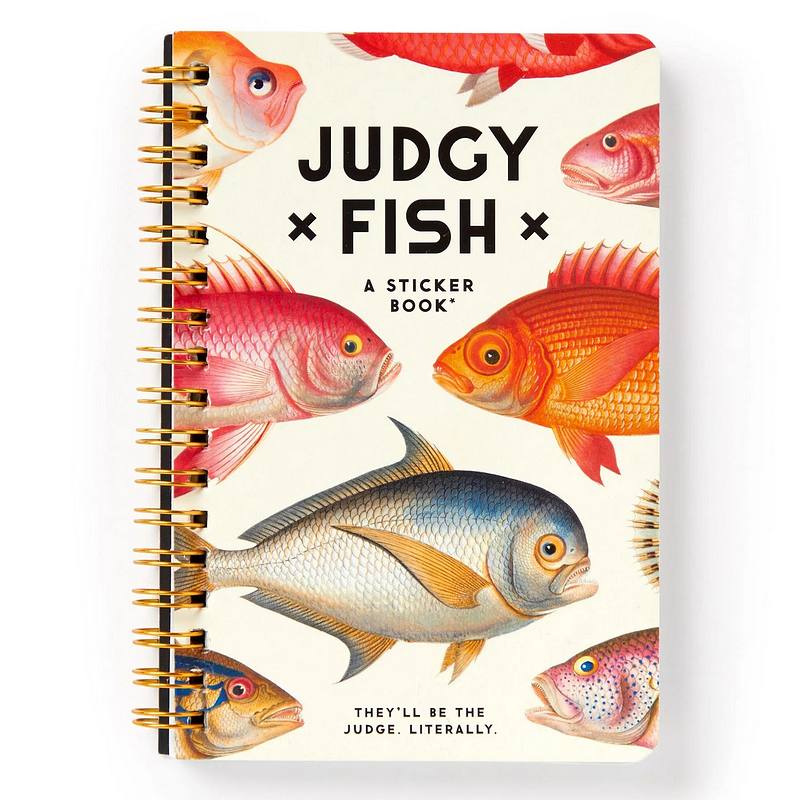 Brass Monkey Judgy Fish Sticker Book
