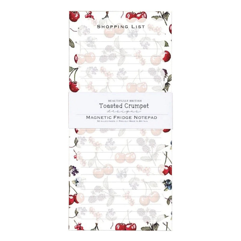Toasted Crumpet Designs Mon Cheri Magnetic Shopping List Pad