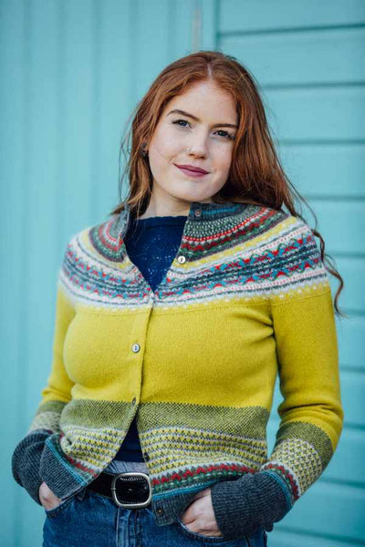Eribe Knitwear Alpine Cardigan in Picallili