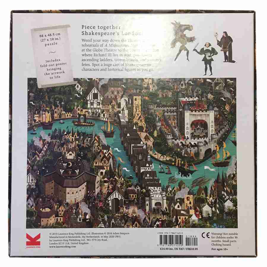 World Of Shakespeare 1000 Piece Jigsaw Puzzle